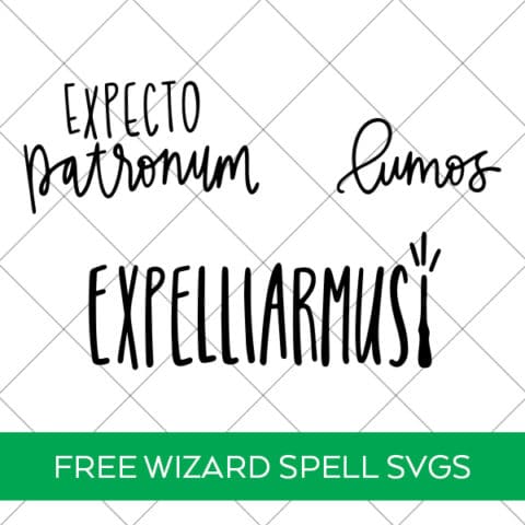 Free Harry Potter Spell SVG Files - Pineapple Paper Co.