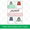 Free Printable Christmas Harry Potter Gift Tags - Pineapple Paper Co.