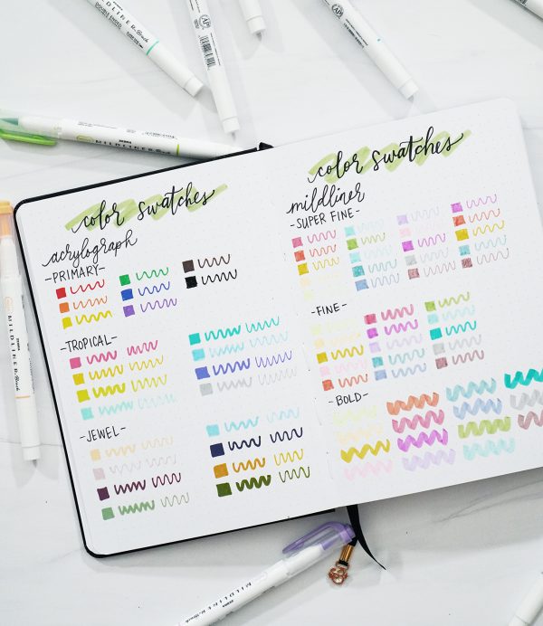 Favorite Bullet Journal Supplies - Pineapple Paper Co.
