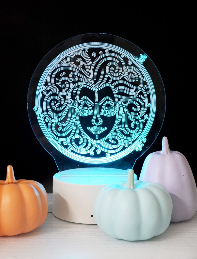 DIY Acrylic Night Light - Glowforge Project - Pineapple Paper Co.