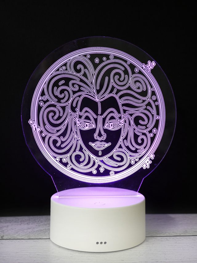 DIY Acrylic Night Light - Glowforge Project - Pineapple Paper Co.