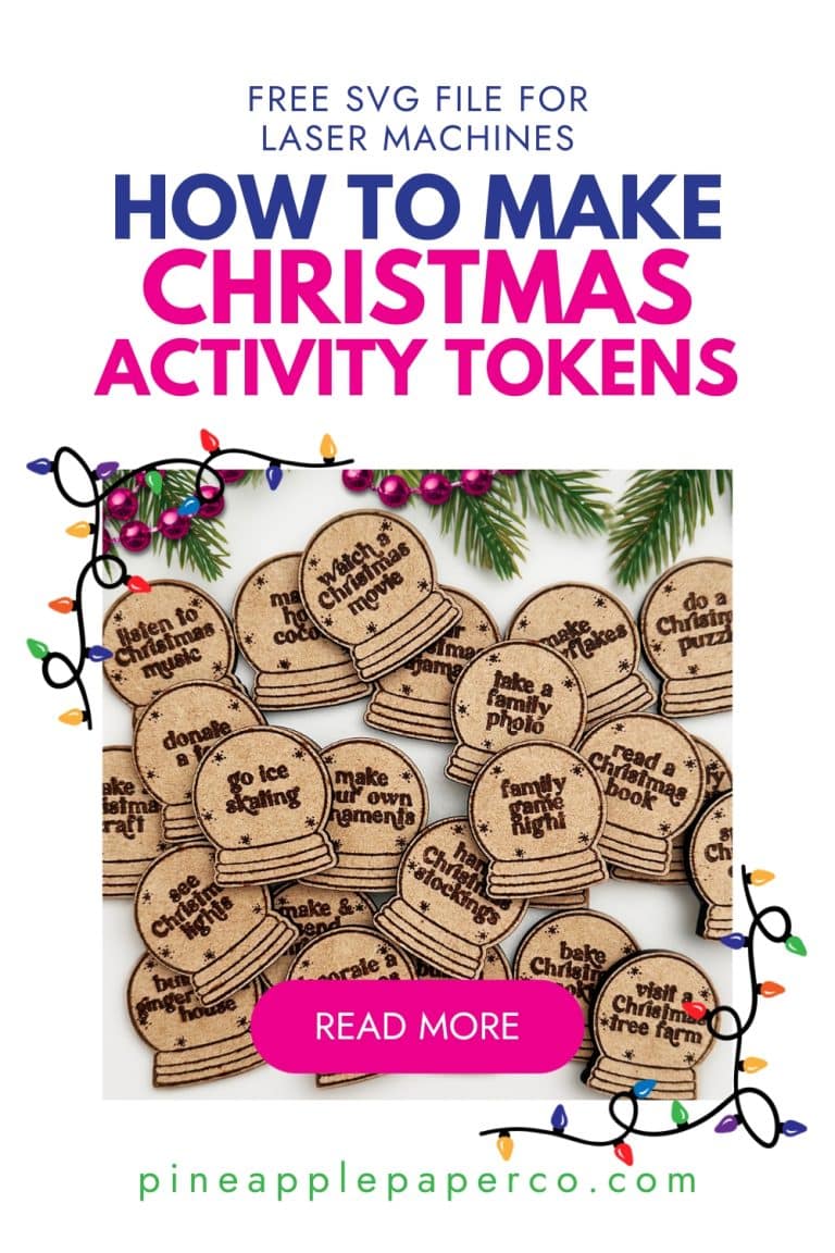 DIY Christmas Activity Tokens for a Holiday Bucket List - Pineapple ...