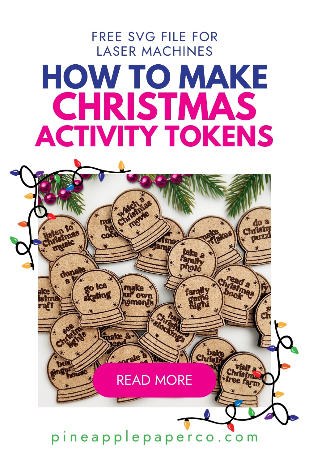 DIY Christmas Activity Tokens for a Holiday Bucket List - Pineapple ...