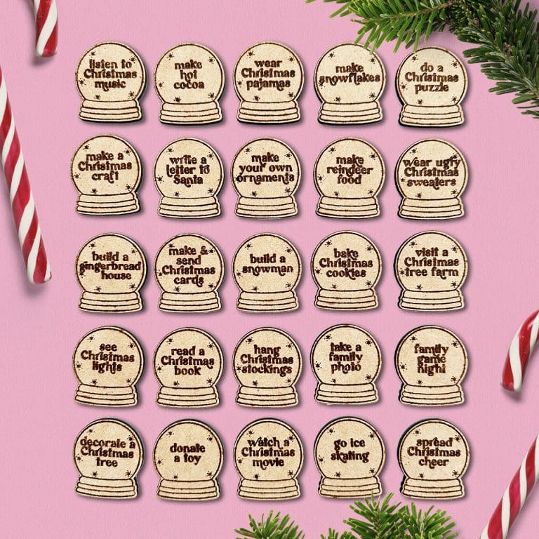 DIY Christmas Activity Tokens for a Holiday Bucket List - Pineapple ...