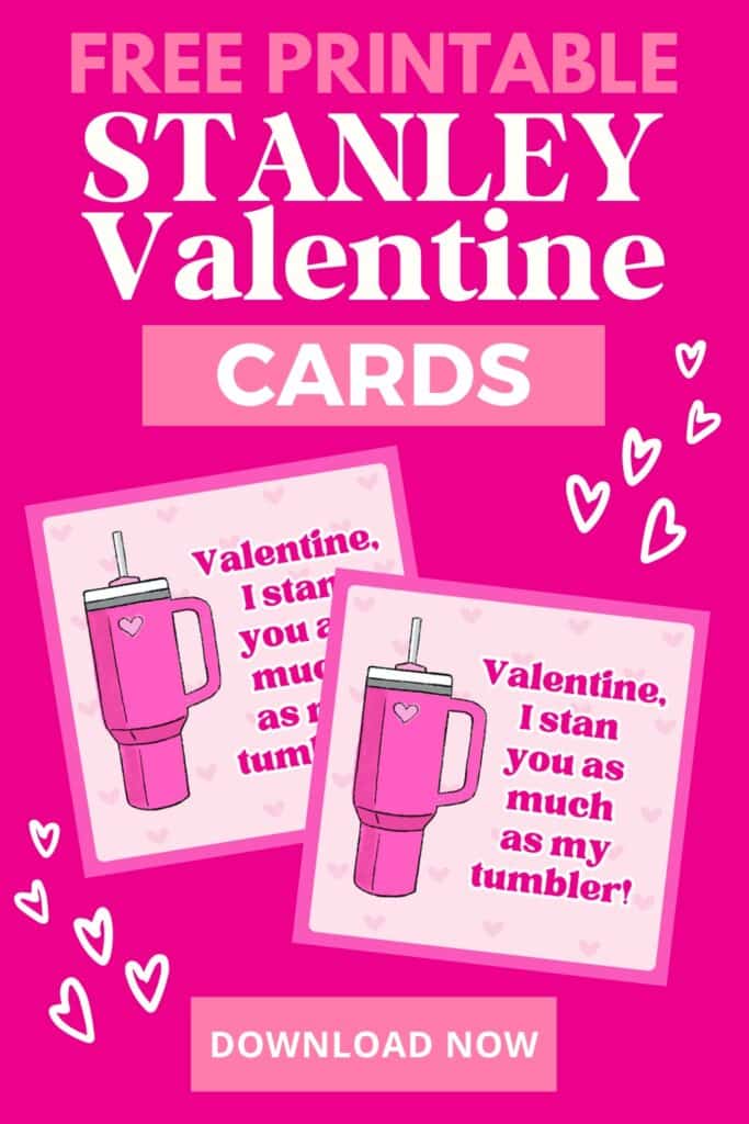 Stanley Valentine's Day Card - Free Printable - Pineapple Paper Co